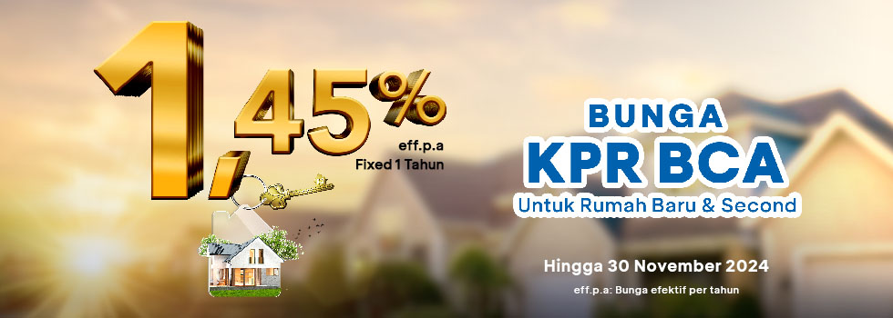 Bunga Spesial KPR - Rumahsaya BCA