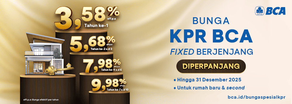 Bunga Spesial KPR - Rumahsaya BCA